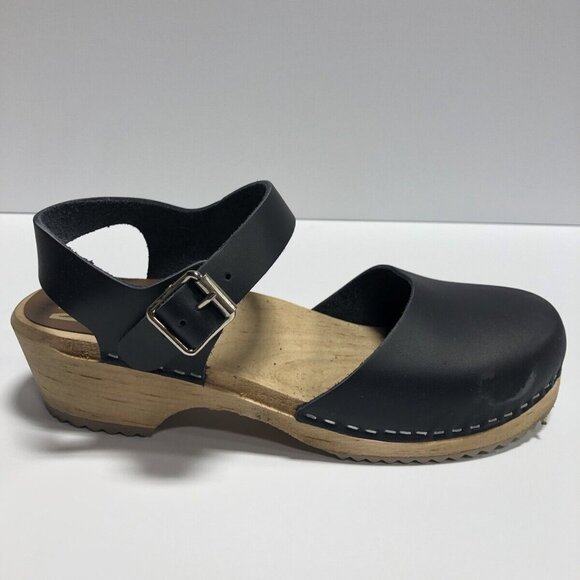 MIA | Shoes | Mia Womens Sofia Navy Leather Clogs Size 8m | Poshmark
